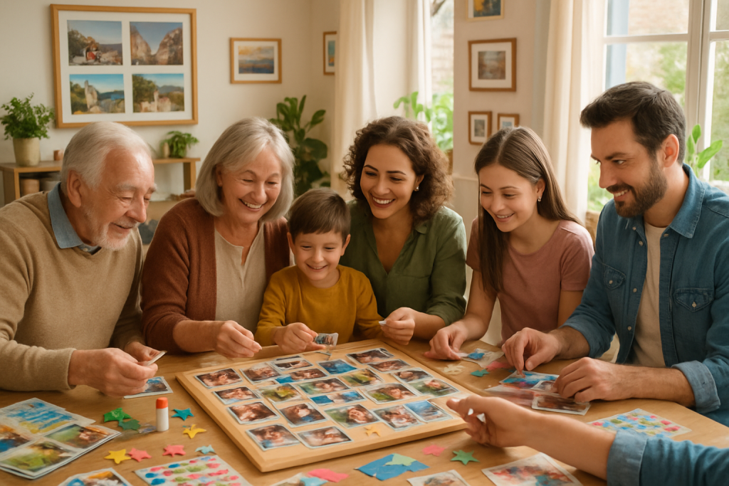 Créez un tableau unique pour célébrer votre famille